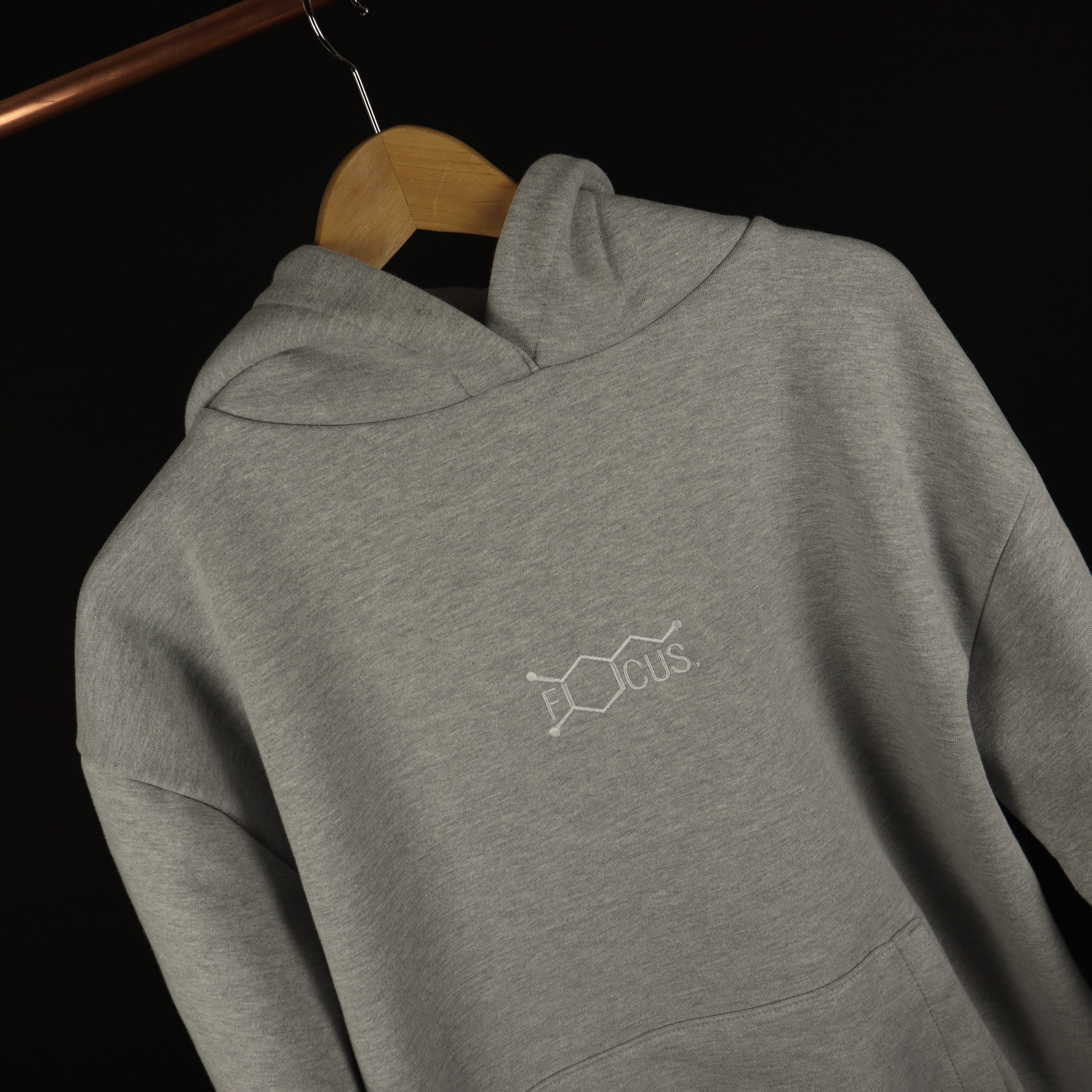 GREY Focus Heavyweight Hoodie (Embroidered) - Adults – Focus. Apparel